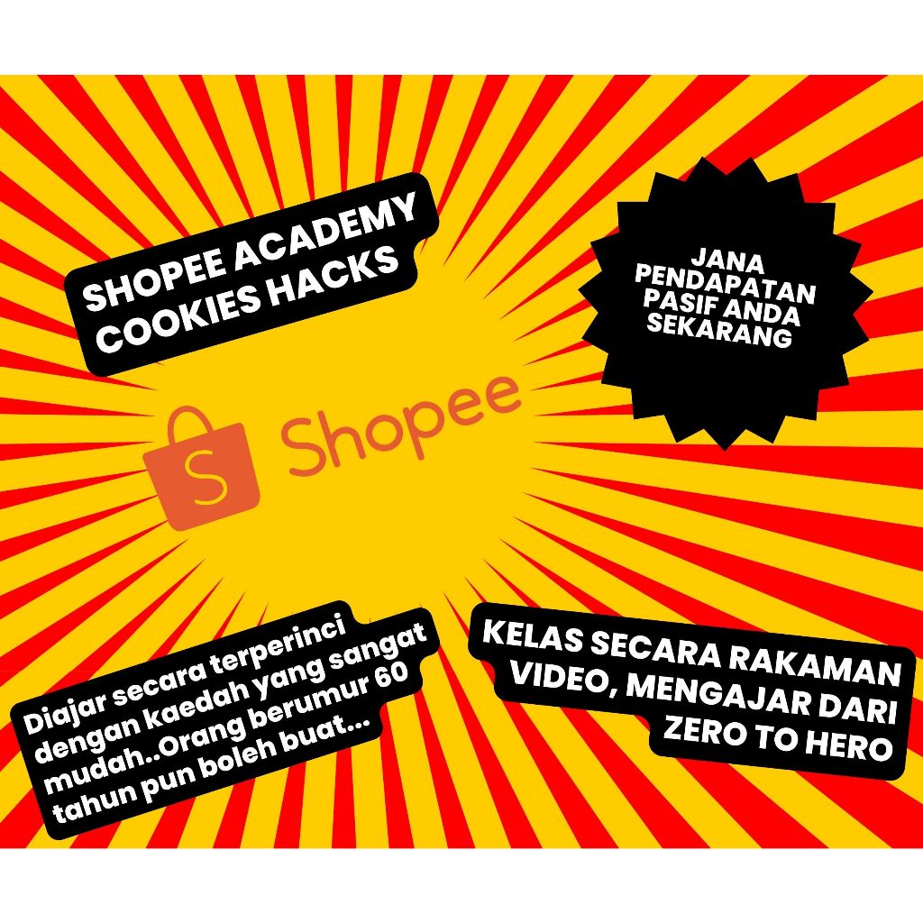 E-VIDEO CARA MENJANA INCOME SHOPEE AFFILIATES COOKIES HACK | Shopee ...