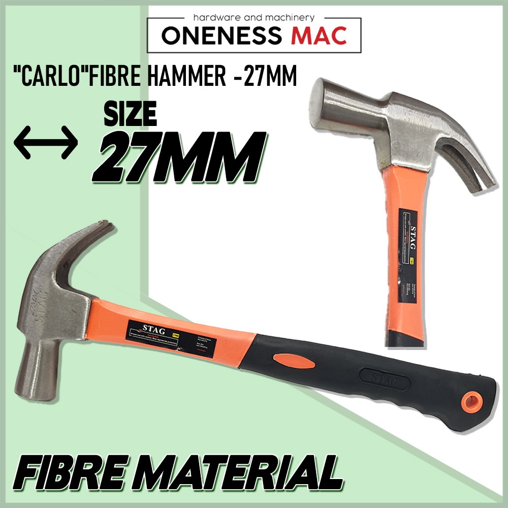 "CARLO"FIBRE HAMMER -27MM | Shopee Malaysia