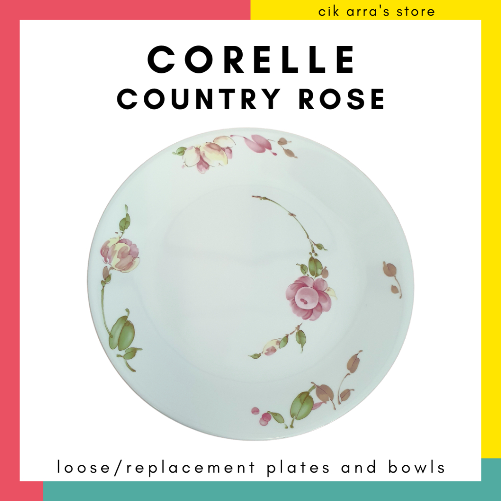 Corelle Country Rose Loose Replacement Plate Bowl (Sold Individually ...