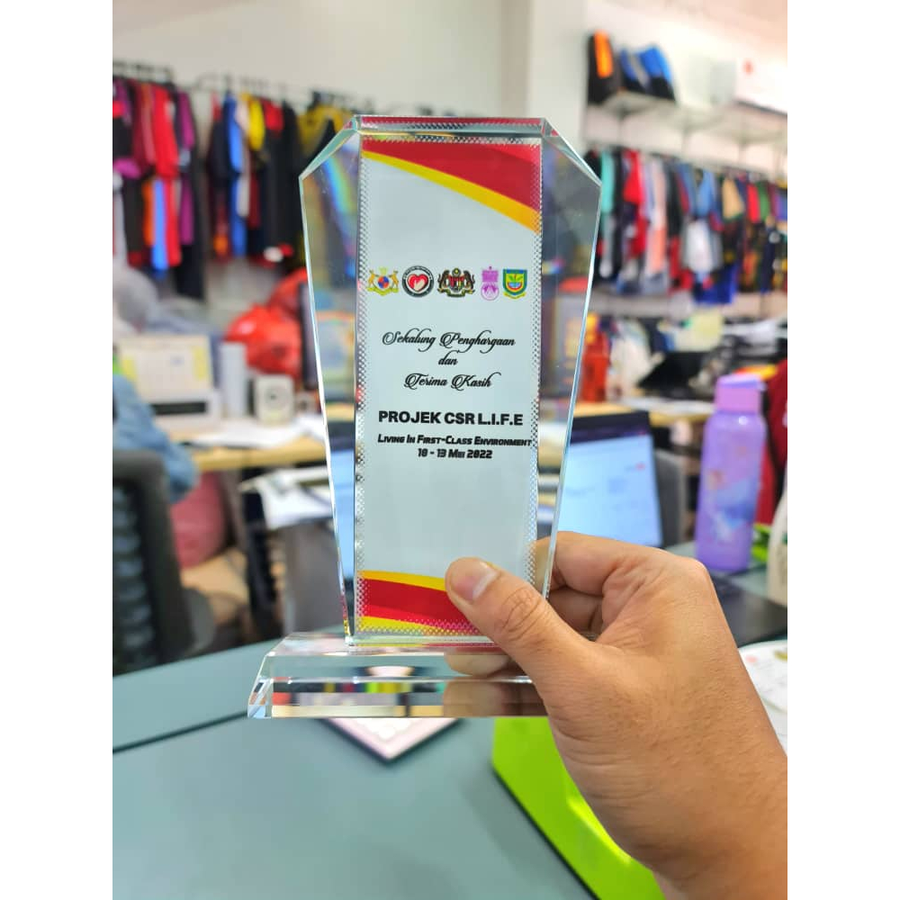 Crystal Plaque Cenderahati Event | Sekolah Dinner Anugerah Hari Guru ...