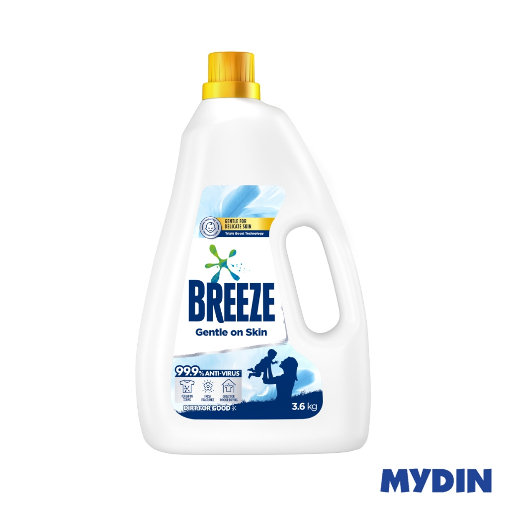 Breeze Detergent Liquid 2 in 1 (3.6kg) - 3 Variants | Shopee Malaysia