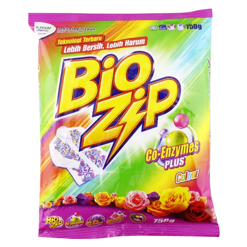 Bio Zip Colour Detergent Powder 750g / 2.3kg | Shopee Malaysia