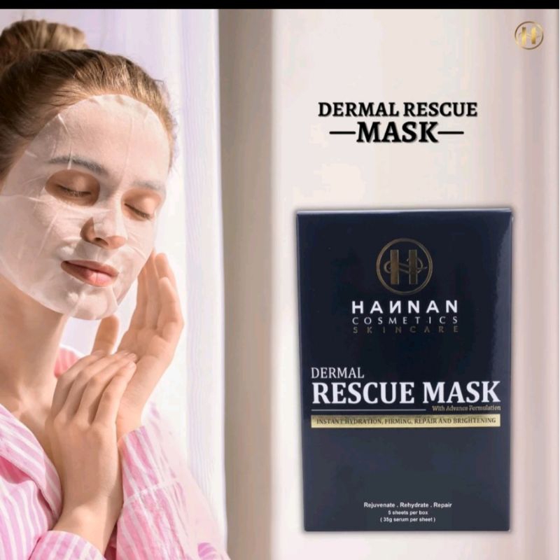 ORIGINAL Hannan Dermal Rescue Mask For All Skin Type (5 sheets ...