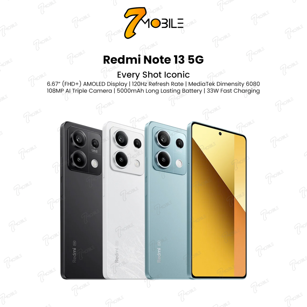 Xiaomi Redmi Note 13 5G [8GB RAM + 256GB ROM] - Original Mi Malaysia ...
