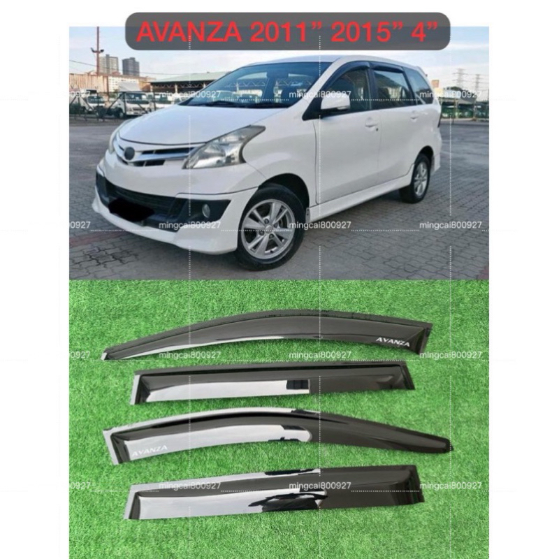 (1 set) Toyota Avanza 2011, 2012, 2013, 2014, 2015 4” Air Press Window ...