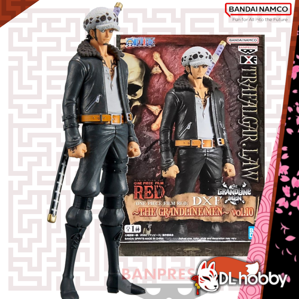One Piece DXF Law Film Red Official DXF Figure Official Bandai Namco ...