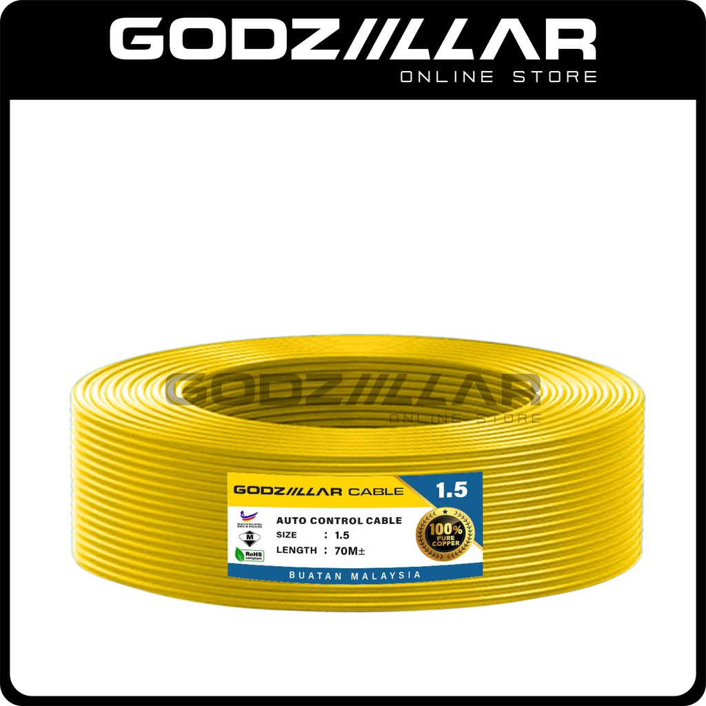 (Godziillar) PVC Insulated Cable 1.5mm / 2.5mm | Auto Control Cable ...
