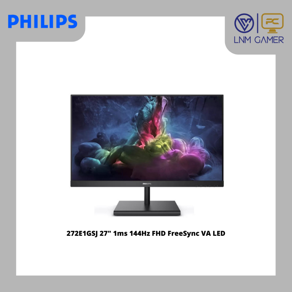 Philips 272E1GSJ 27" 1ms 144Hz FHD FreeSync VA LED Gaming Monitor ...