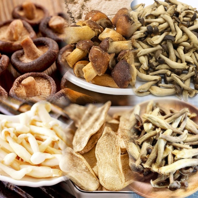 【10g-100g】Vegetarian Shiitake Mushroom Chips Dried King Oyster Crispy ...
