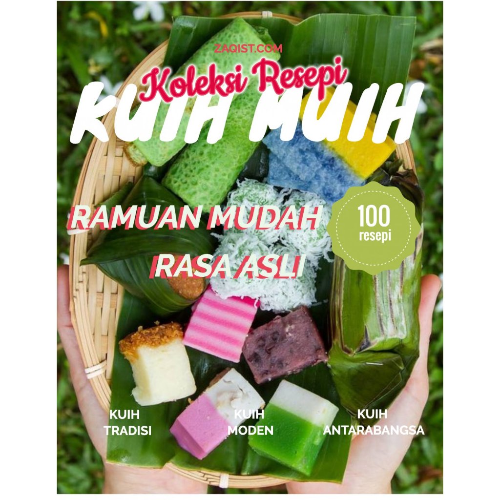 Buku Resepi Masakan Digital : Koleksi Resepi Kuih-muih | Shopee Malaysia
