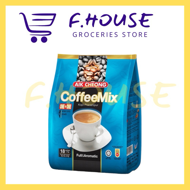 AIK CHEONG Coffee Mix 3in1 450g (15g/18g x 18’s/20’s/25’s) | Shopee Malaysia