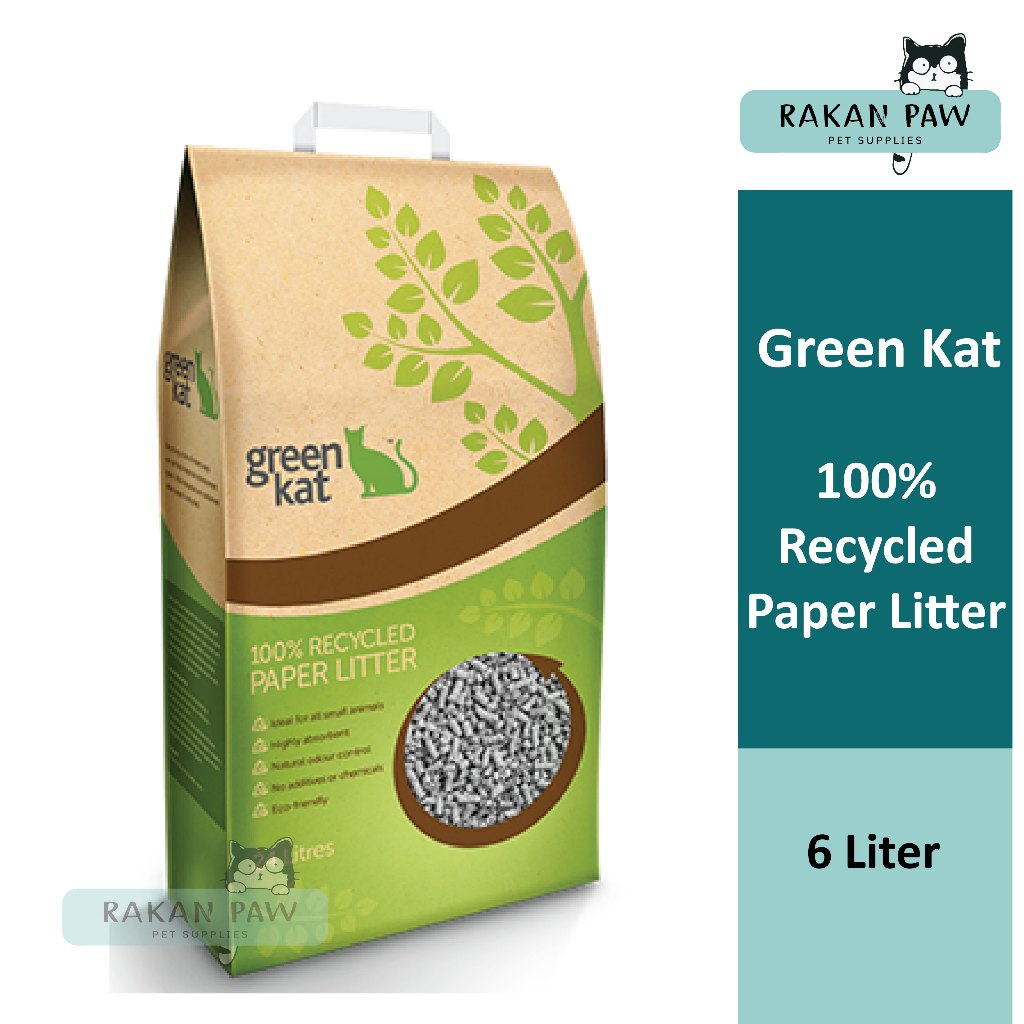 Green Kat - Paper Cat Litter 6 Liter | Shopee Malaysia
