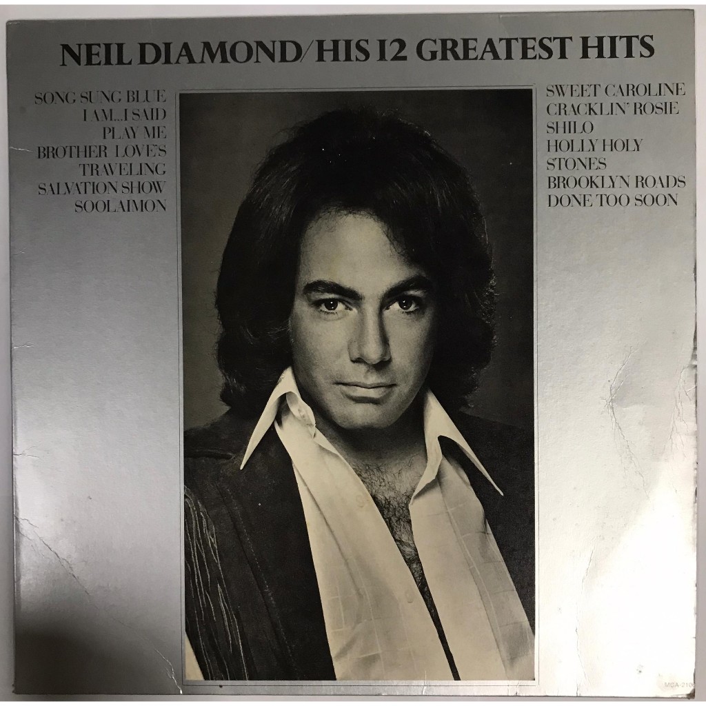 Neil Diamond – His 12 Greatest Hits LP Vinyl Record | Shopee Malaysia