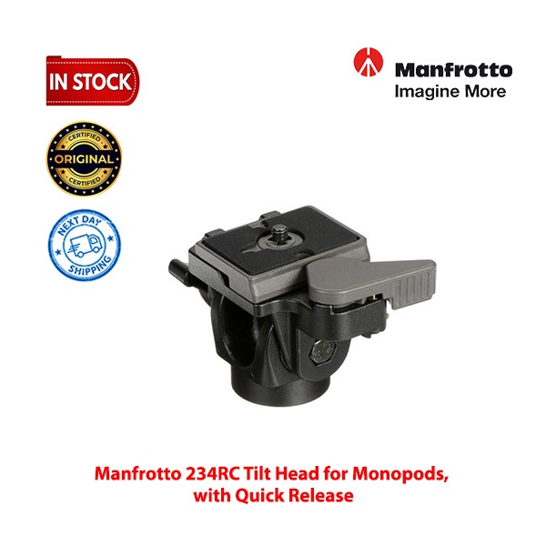 Manfrotto 234RC Tilt Head for Monopods, with Quick Release (USED ...