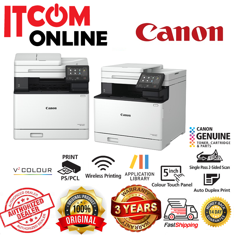 CANON MF756CX AIO COLOUR PRINTER LASER (PRINT/SCAN/COPY/FAX/DUPLEX ...