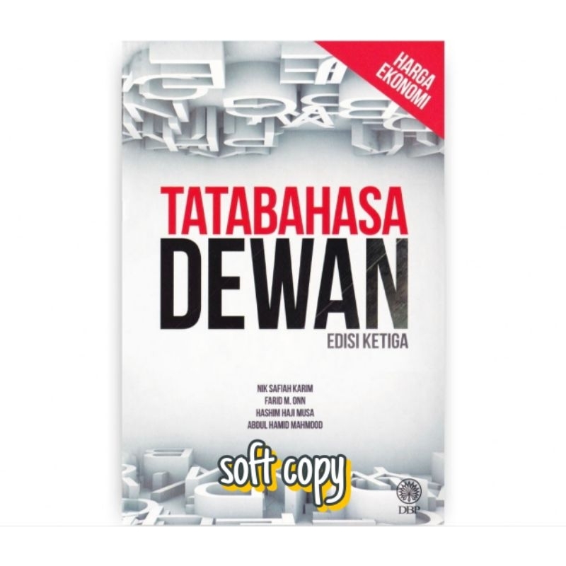 Tatabahasa Dewan Edisi Ketiga ebook (softcopy/pdf) | Shopee Malaysia