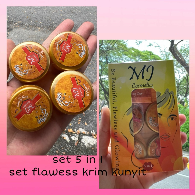 MJ COSMETIC ORIGINAL ( 5 IN 1 ) & SET EXCLUSIVE 10G | Shopee Malaysia