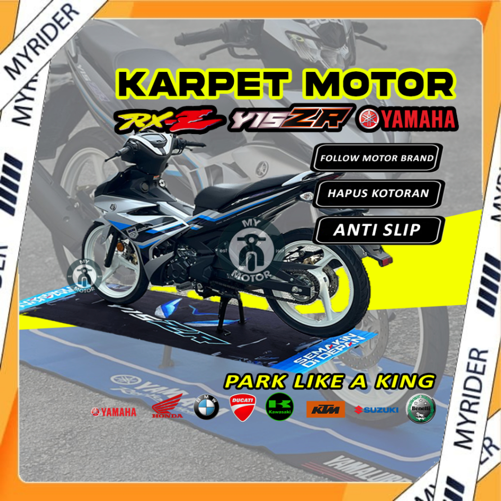 MYRIDER Karpet Motor Yamaha Carpet Motor Yamaha Alas Motor Mat Moto ...