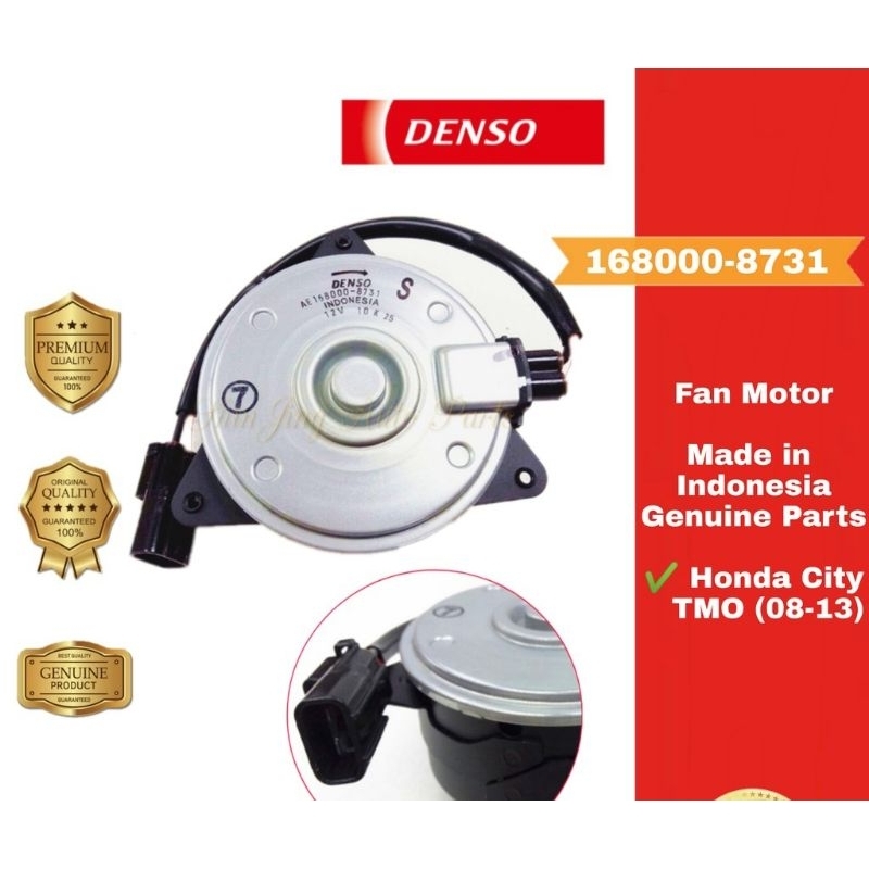 Original Denso Honda City TMO 2008-2013 radiator fan motor | Shopee Malaysia