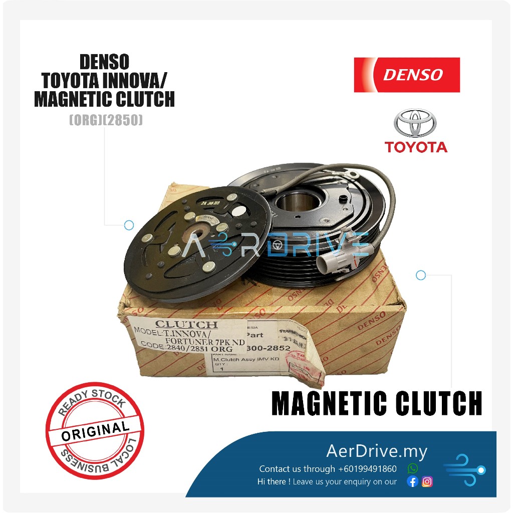 DENSO TOYOTA INNOVA MAGNETIC CLUTCH (2850)(ORG) | Shopee Malaysia