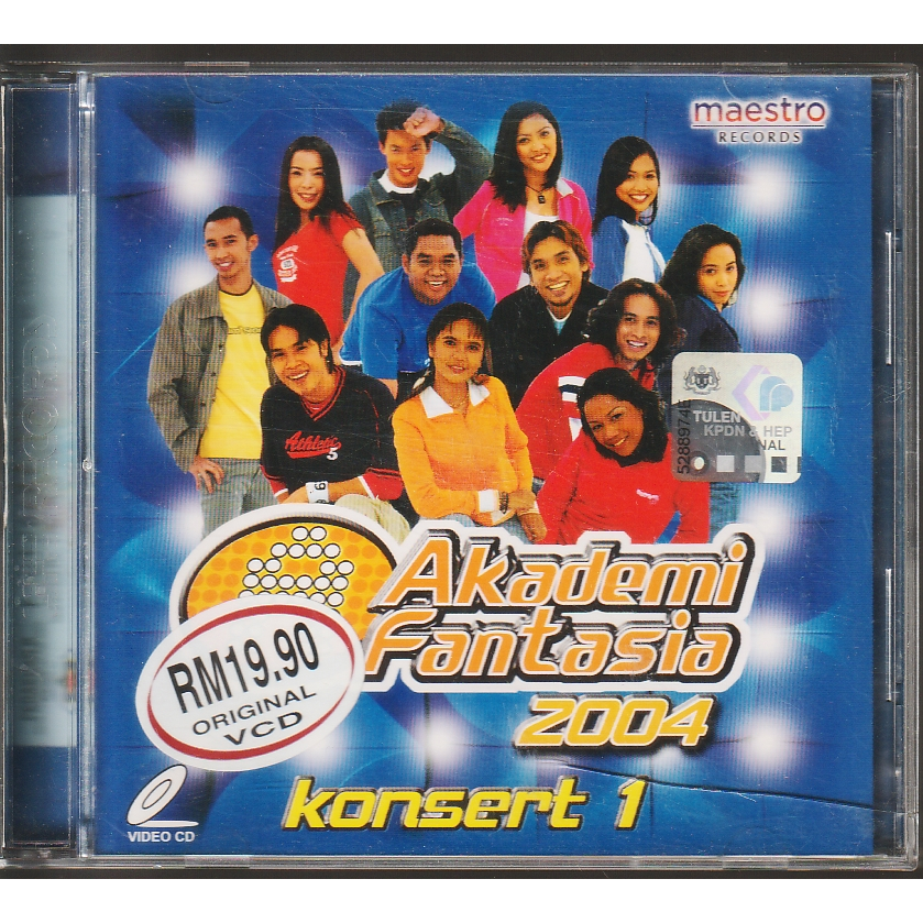 VCD AKADEMI FANTASIA 2004 KONSERT 1 : AF2 ( ORIGINAL ) | Shopee Malaysia