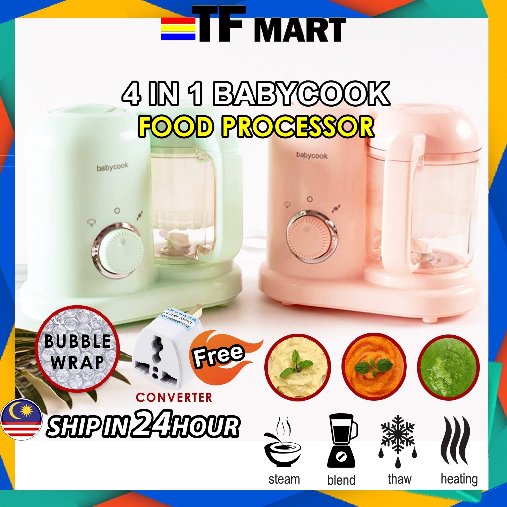 TFMART 4 in 1 Multifunction BabyCook Baby Cook Baby Food Processor ...