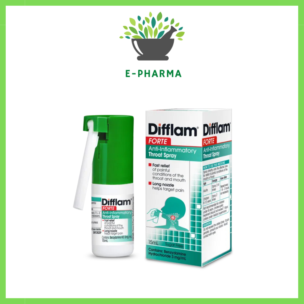 Difflamm Forte Anti Inflammatory Throat Spray 15ml | Sakit Tekak ...