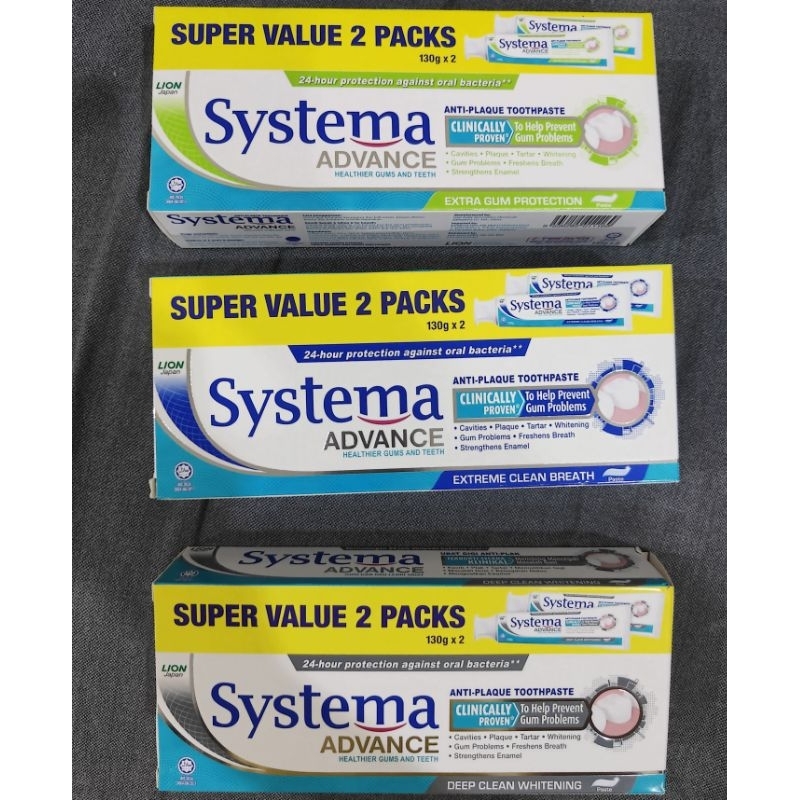 Systema toothpaste 130g x2 supervalue 2 packs Extra Gum Protection ...