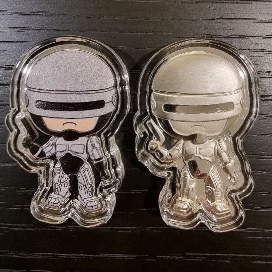[Rare & Collectible] 2024 1 oz Fiji Robocop 999 Silver Shaped Proof ...