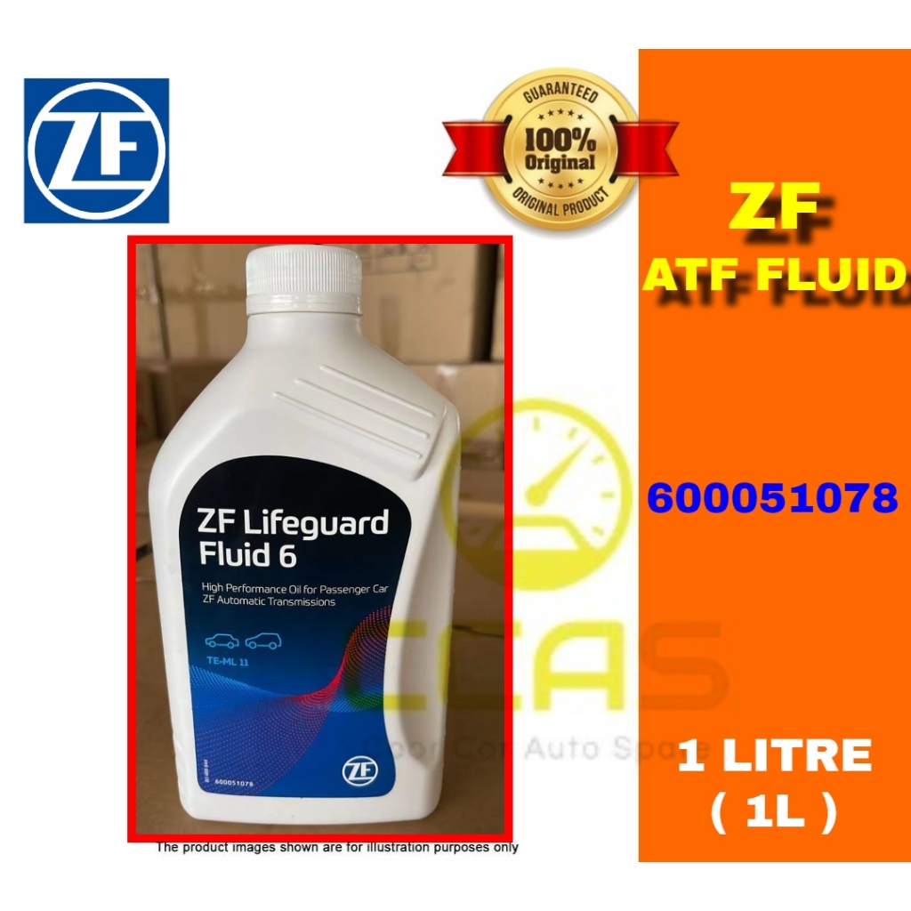 (100% ORIGINAL) ZF Lifeguard Fluid 6 Auto Transmission Fluid Auto Oil 6HP 1L Bentley BMW ...
