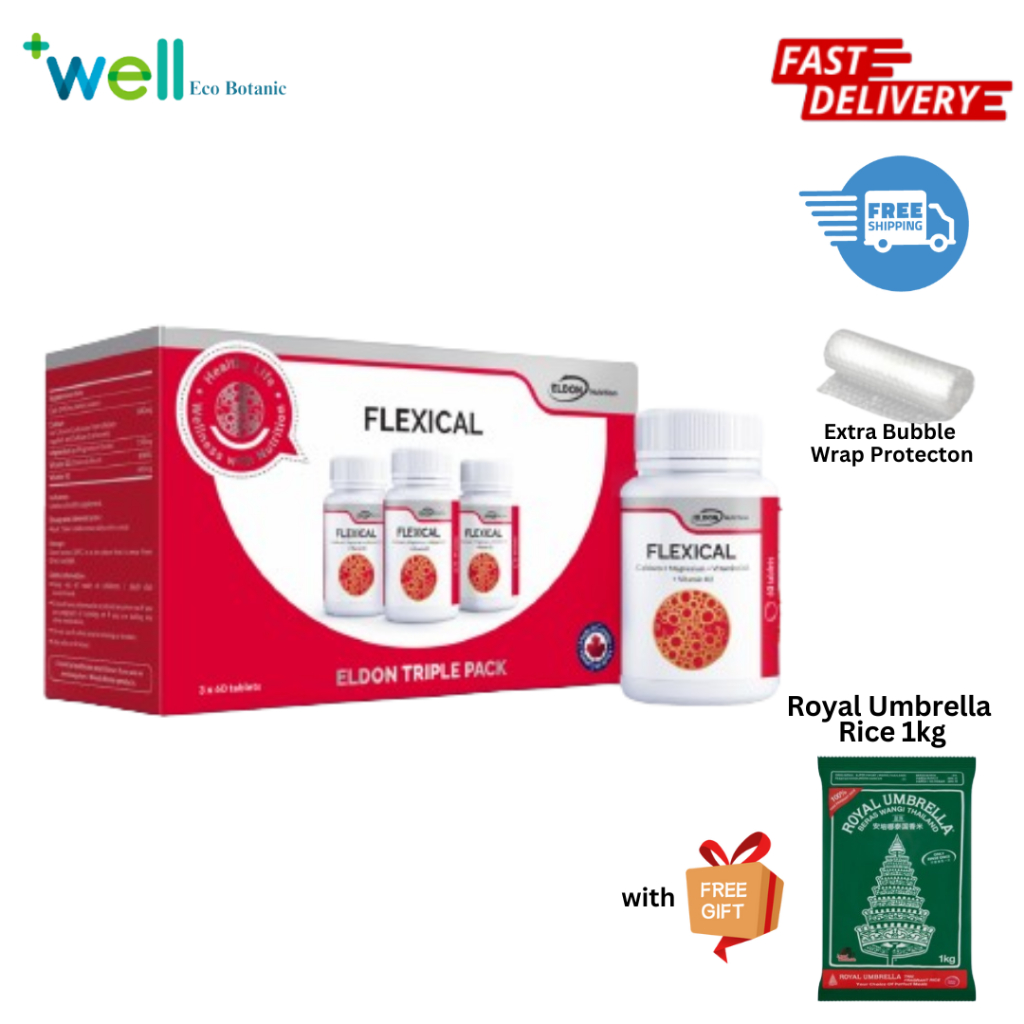 Eldon Nutrition Flexical 3 x 60's --- calcium | Shopee Malaysia