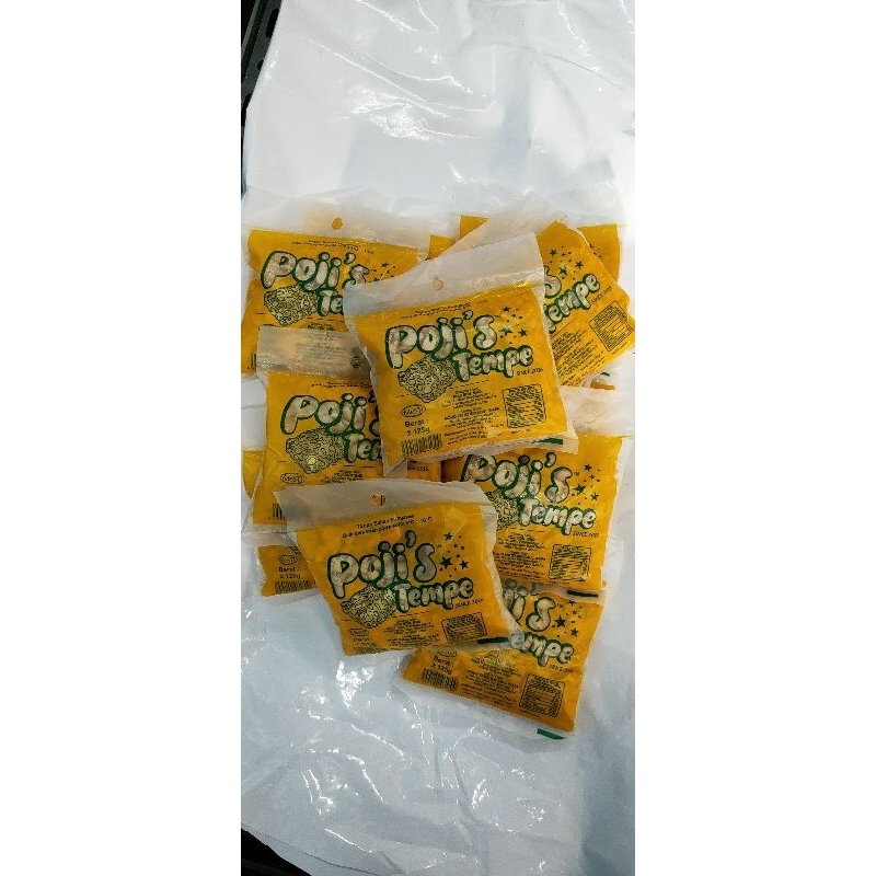 Poji's Tempe Kacang Soya Asli Segar Halal Tepuk Malaysia Sedap Kualiti ...