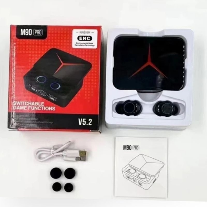M90 PRO ENC Bluetooth zero delay dual mode switchable game functions V5.3 | Shopee Malaysia