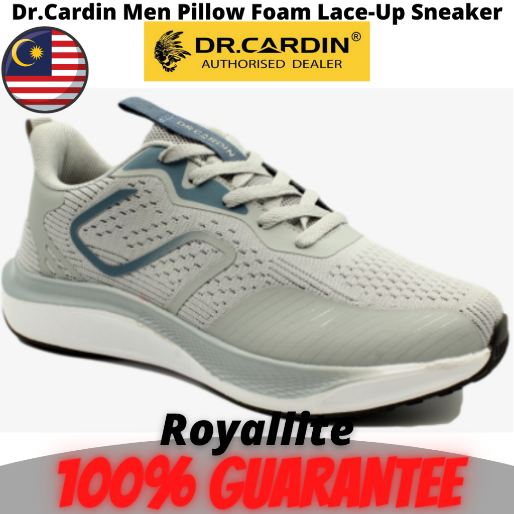 Dr.Cardin Men Casual Comfort Pillow Foam Ultra-Light Laces-Up Low Cut Sneaker Shoe (CA5-61050 ...