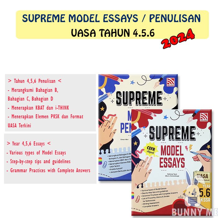 [BUNNY] 2024 Buku Rujukan : Supreme Model UASA TAHUN 4.5.6 Essays ...