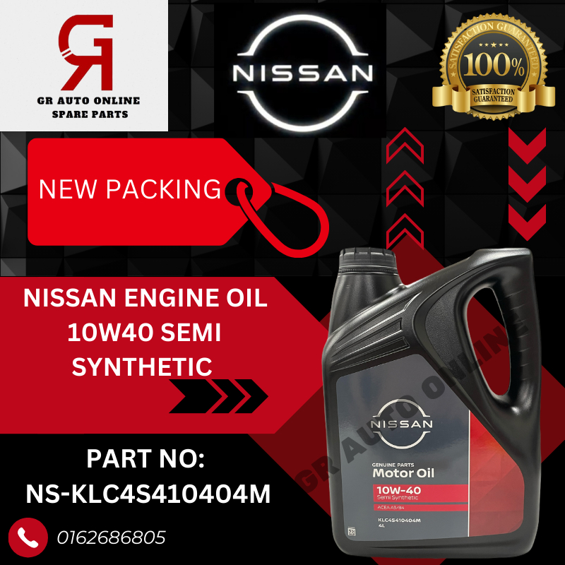 NISSAN ENGINE OIL 10W40 SEMI SYNTHETIC (4L) | Shopee Malaysia