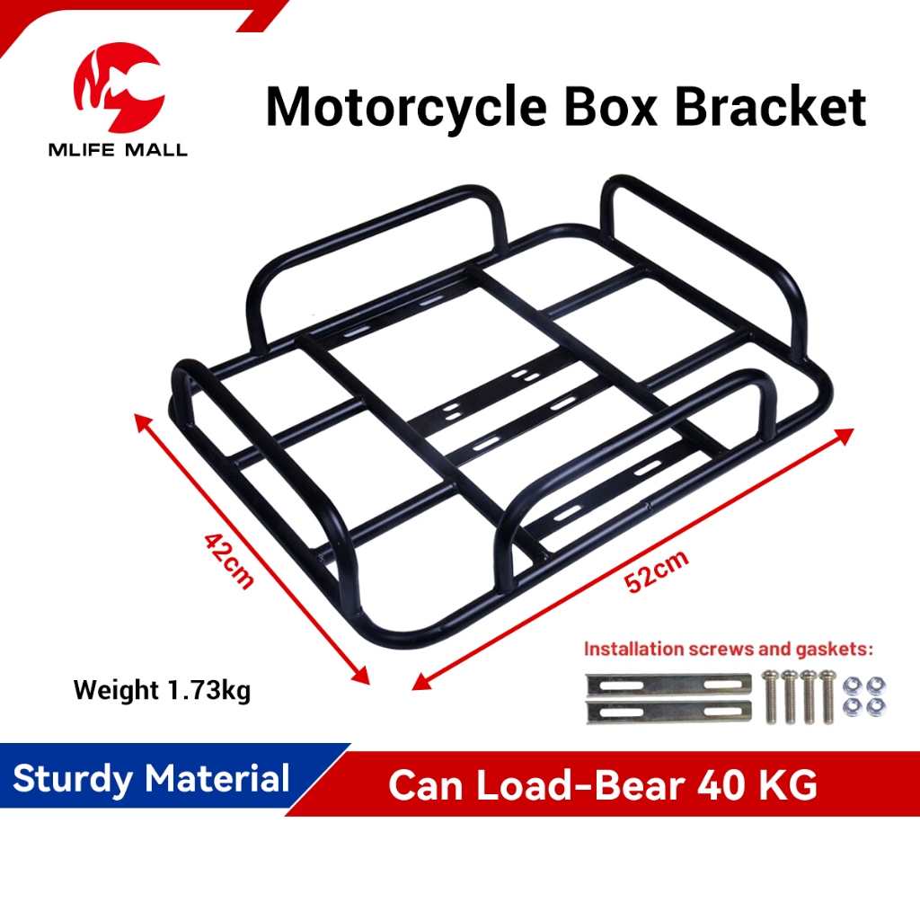 Motorcycle delivery rack Rest assured to bear 40KG Food Panda Bag Rack ...