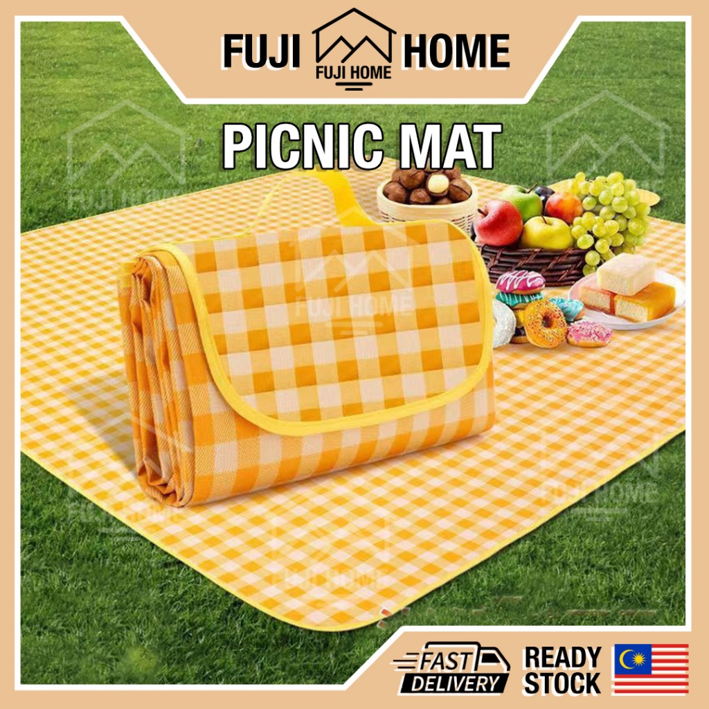 🏠READY STOCK🏠2M*2M Outdoor Picnic Mat Waterproof Ground Mat Camping Mat ...