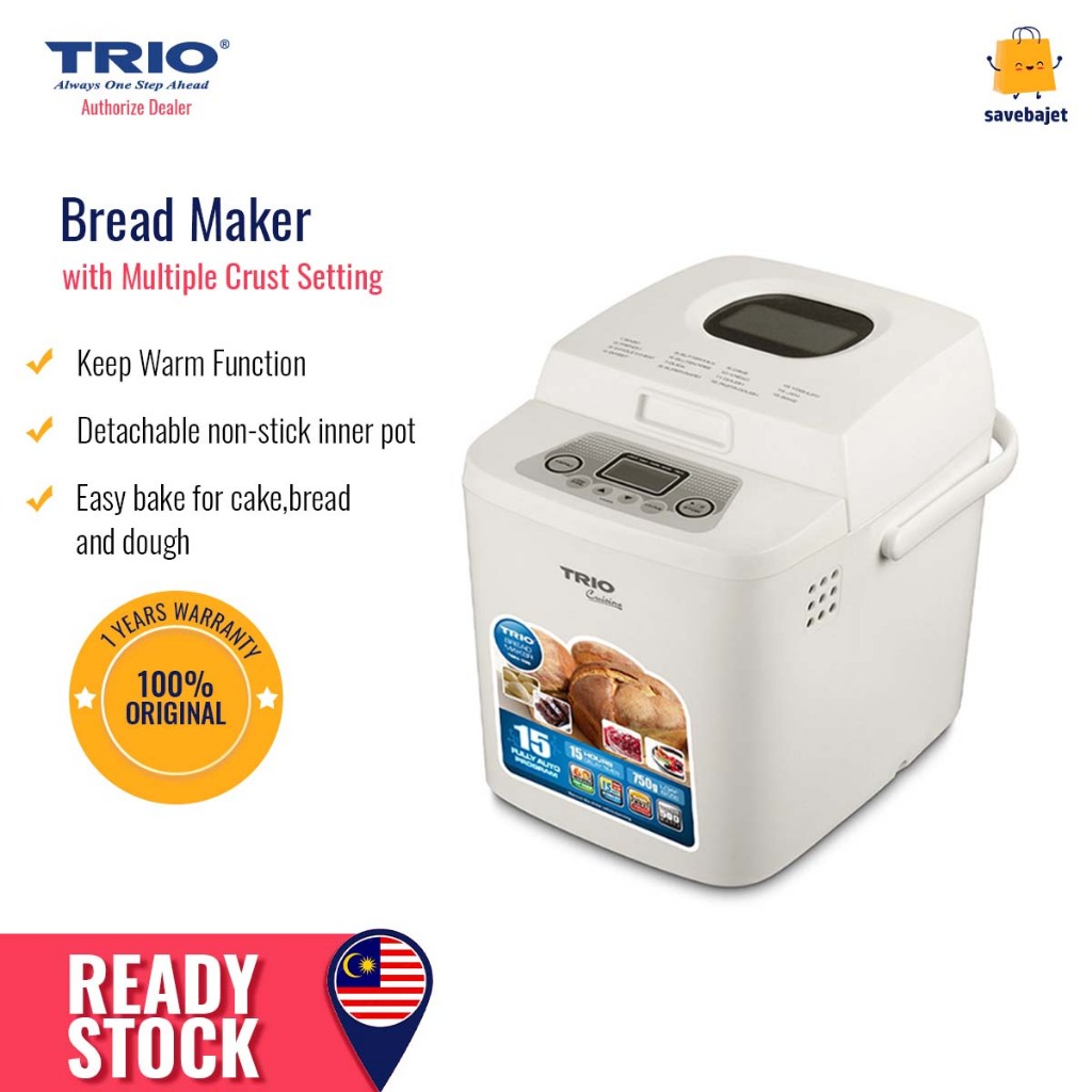 TRIO Pembuat Roti Bread Maker TBM-106 | Shopee Malaysia