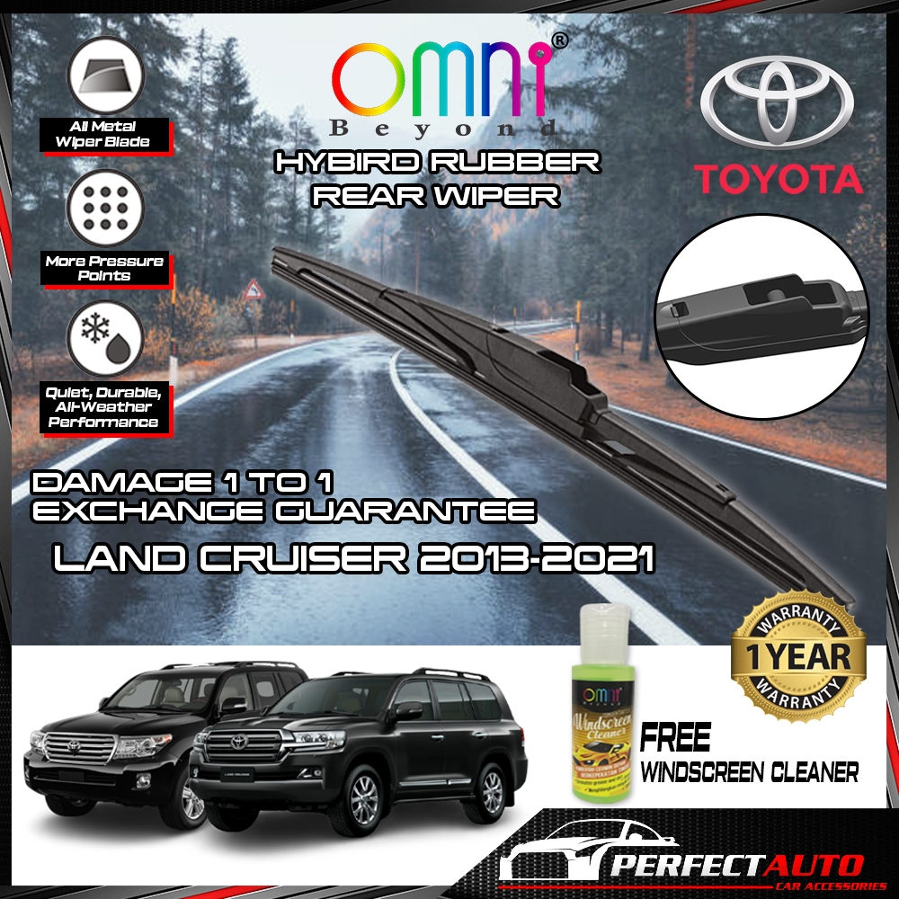 Toyota Land Cruiser 2013 - 2020 Omni Beyond HYBIRD Rubber Rear Wiper Blade (1 Set) | Shopee Malaysia