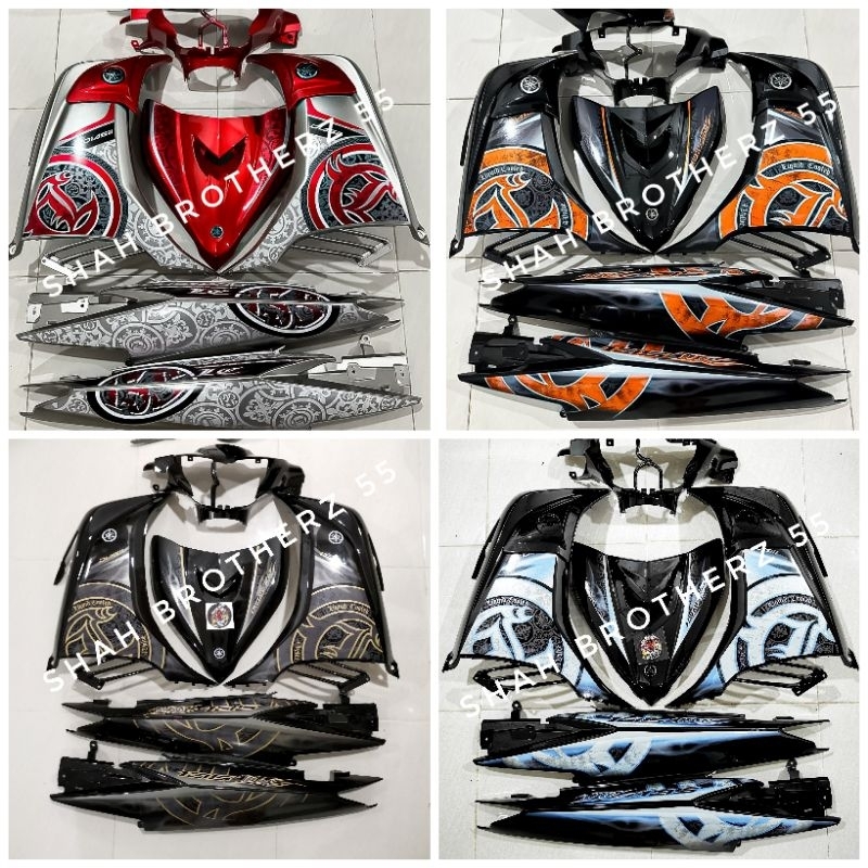 COVERSET LC 135 V2/V3/V4/V5/V6/V7 BATIK QUALITY HLY | Shopee Malaysia