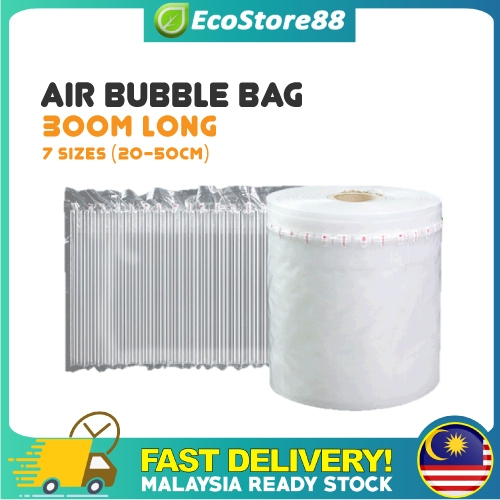 Inflatable Protective Air Column Bubble Wrap Roll (300 Meters) Plastik ...