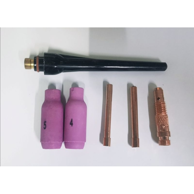 TIG TUNGSTEN WELDING TORCH Collet Body WP17/WP18/WP26 1set | Shopee ...