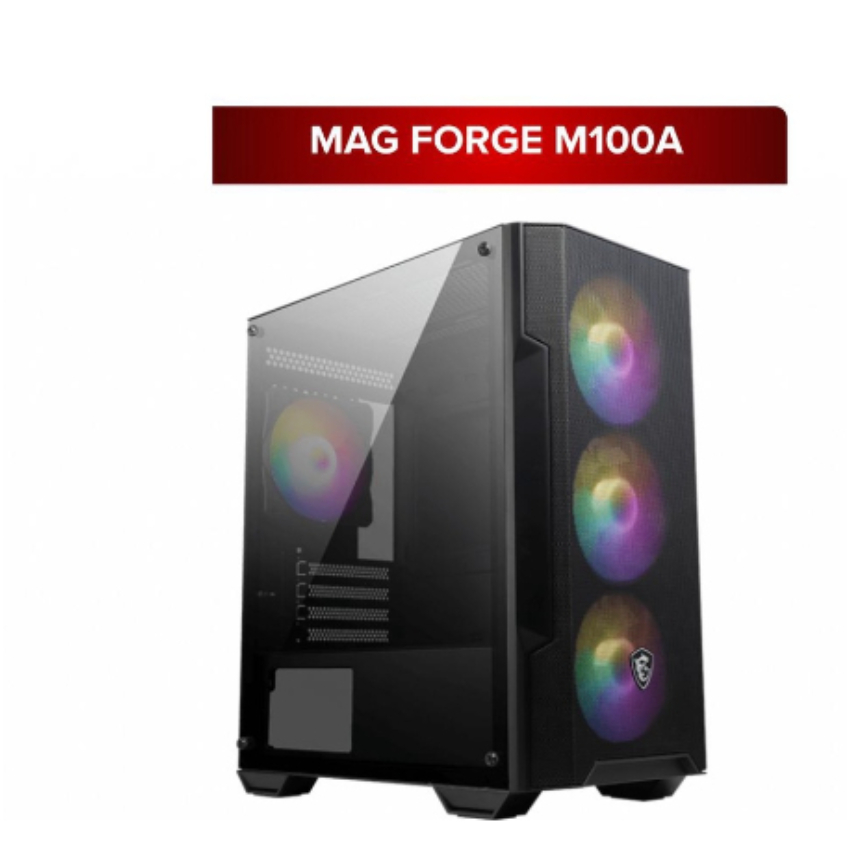 MSI MAG FORGE M100A Micro ATX Tower Gaming Casing | Shopee Malaysia