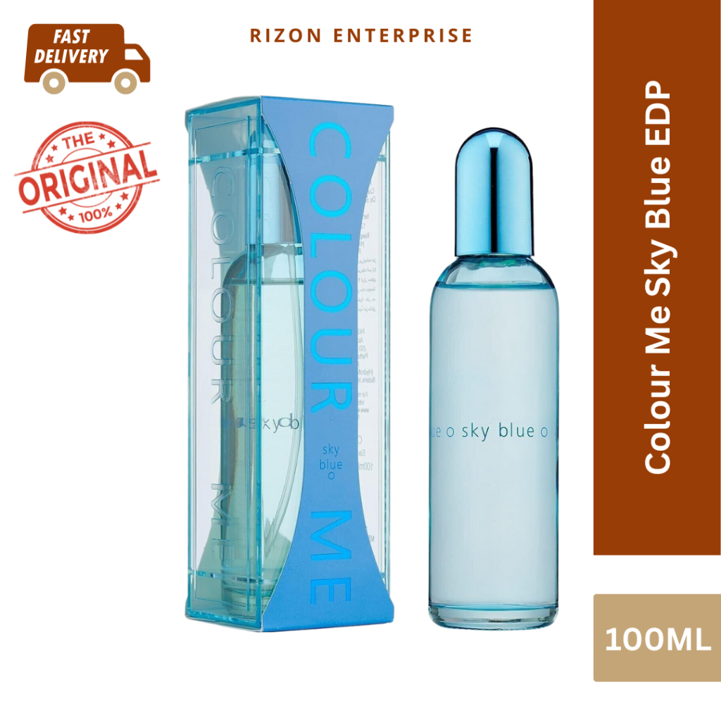 [Original] Colour Me Sky Blue EDP 100ML For Women | Shopee Malaysia