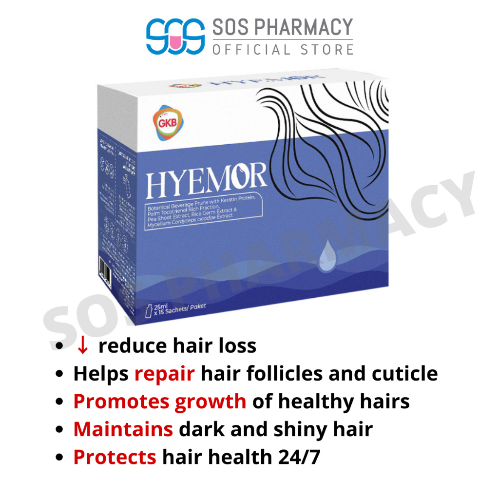 GKB Hyemor - Optimal Hair Health (15 Sachets x 25ml) | Shopee Malaysia