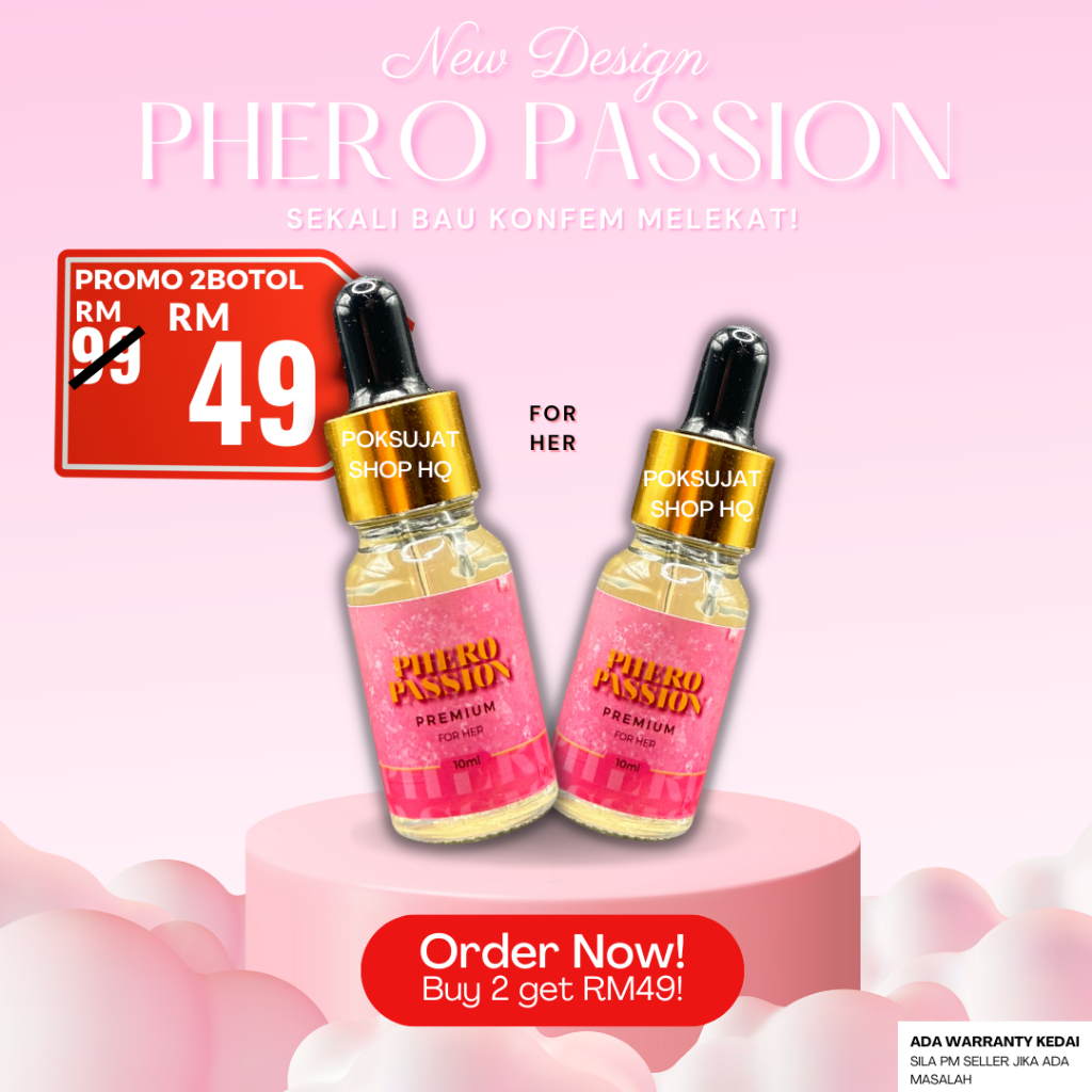 Perfume Phero Passion Pemikat Pasangan Lelaki / Pemikat Wanita - Pati ...