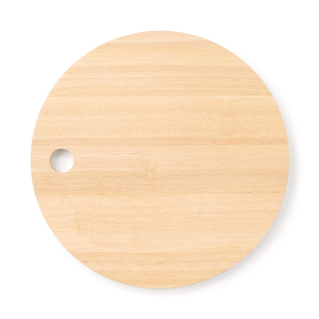 MUJI Rubber Wood Cutting Board (Circle) | Shopee Malaysia