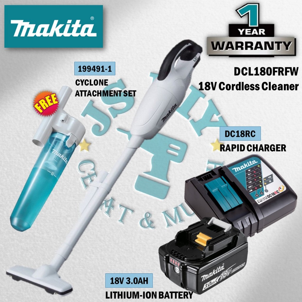 MAKITA DCL180Z / DCL180FRFW 18V Cordless Cleaner ( White ) | Shopee ...