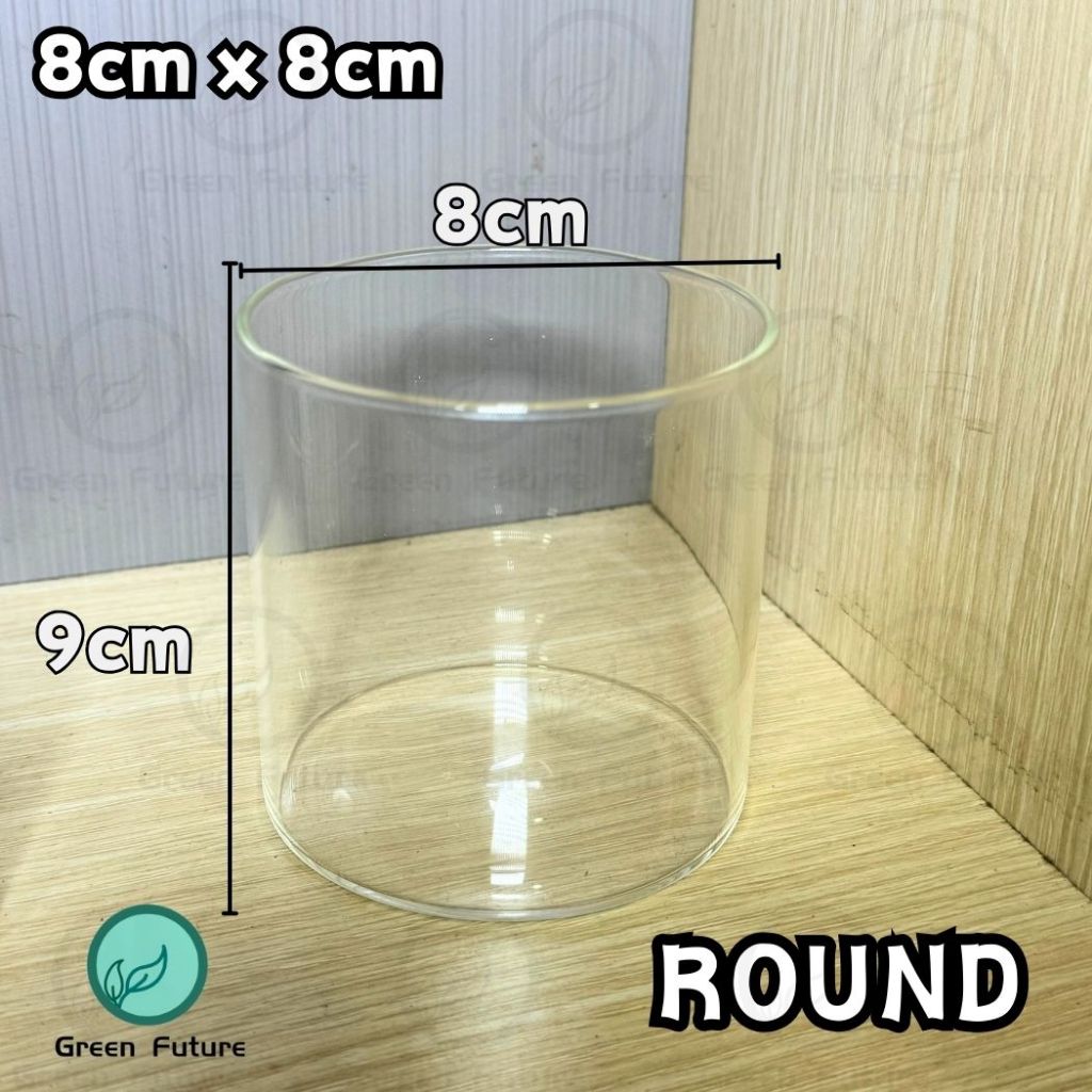 GLASS Nordic Transparent Home Office Display Deco Flower Glass Vase Dry ...